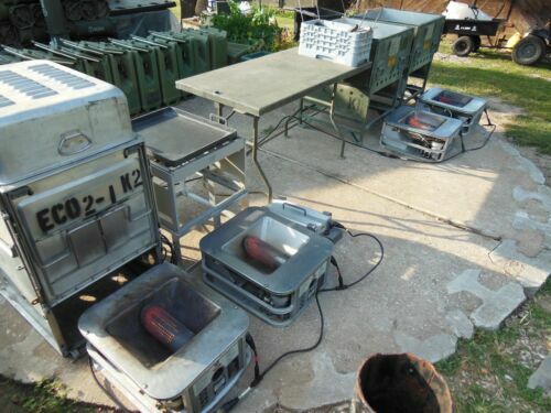 4-MKT-MILITARY SURPLUS MBU BURNERS +POWER UNIT+CORD ARMY FIELD KITCHEN ...
