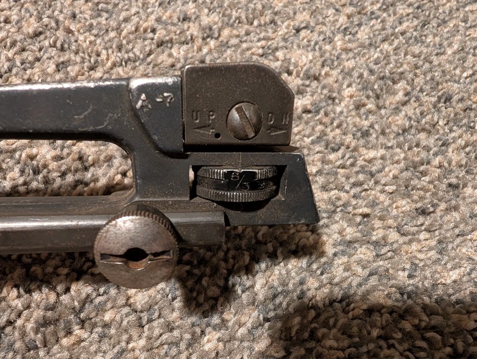 Genuine USGI A2/ A3 Detachable Carry Handle, 6/3 Rear Sight | eBay