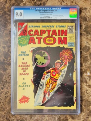 Strange Suspense Stories #75 CGC 9.0 1965 Captain Atom Origin Steve ...