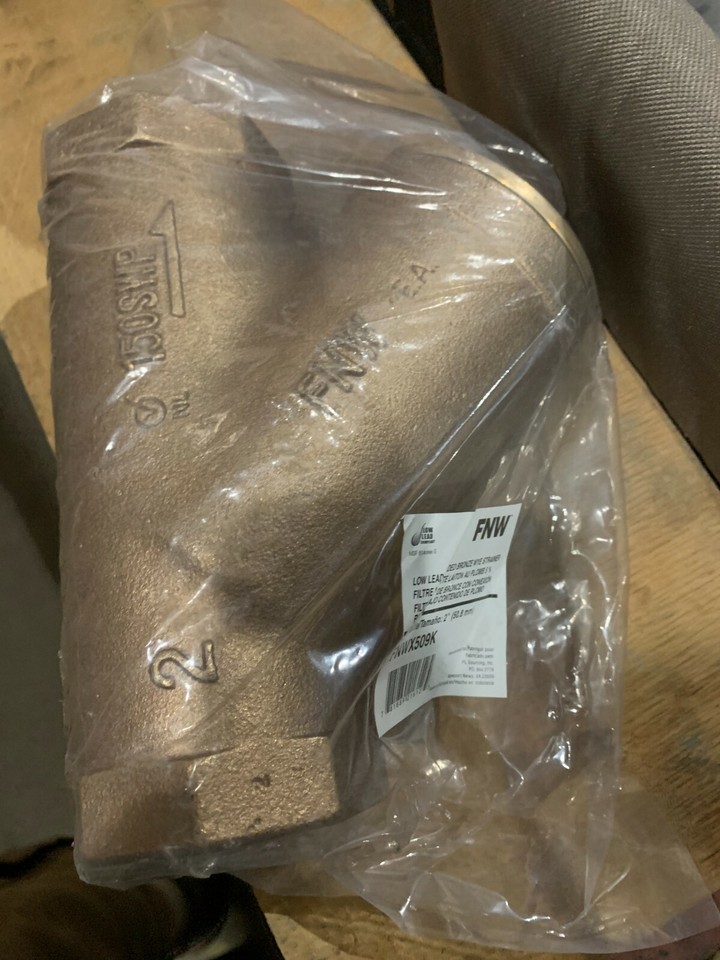 FNW FNWX509K Bronze Water Wye Strainer 2" | eBay
