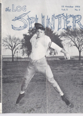 1954 The Log Splinter (Navy) Magazine Oct. 15: Jim Gillman Navy Rutgers ...