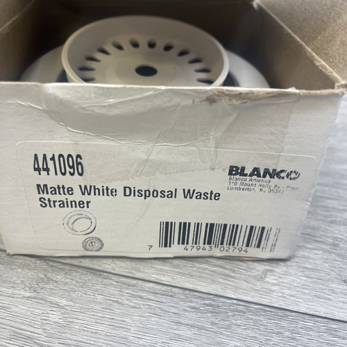 BLANCO 441096 Disposal Waste Strainer in Matte White | eBay
