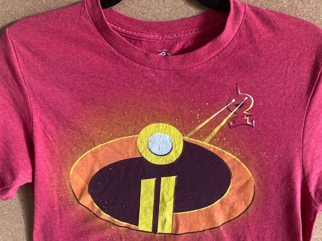 Disney Pixar Teen S Crimson Graphic logo The Incredib… - Gem