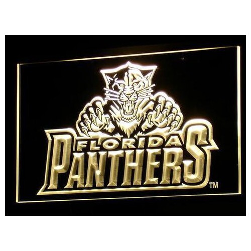 Florida Panthers Hockey Team Display LED Neon Light Sign for home funs ...