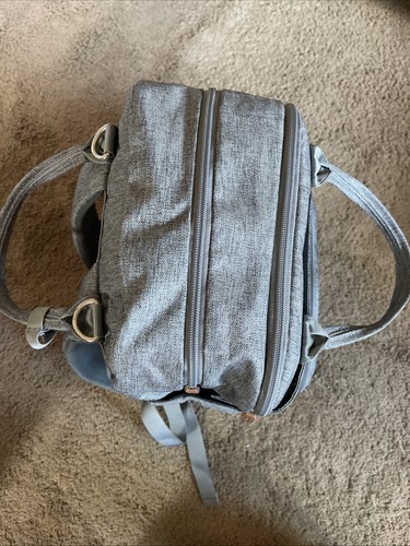 Ruvalino Diaper Bag Multifunctional All In One Travel Backpack Gray | eBay