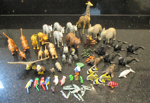 Playmobil - Large Bundle Of Random, Assorted Wild Animal Figures | eBay UK