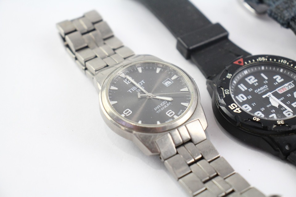 Assorted Quartz Watches Casio Tissot UNTESTED x 4 | eBay UK