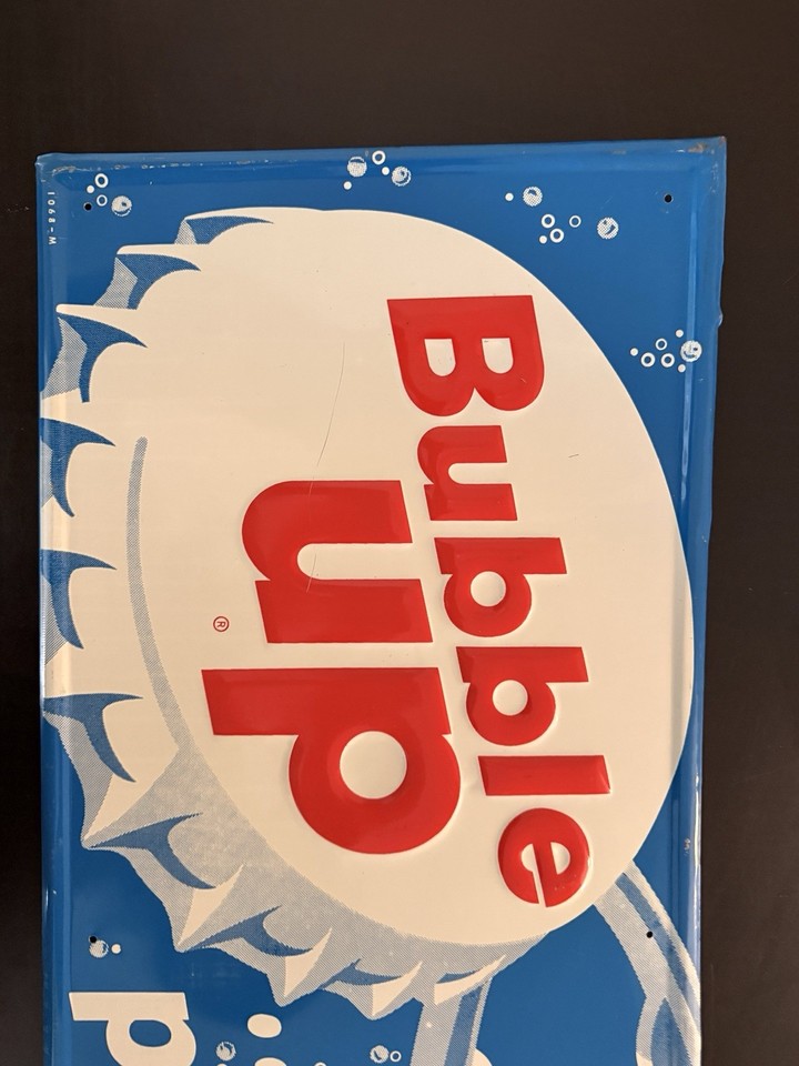 Bubble Up Embossed Sign 28x12 Vintage Sign | eBay