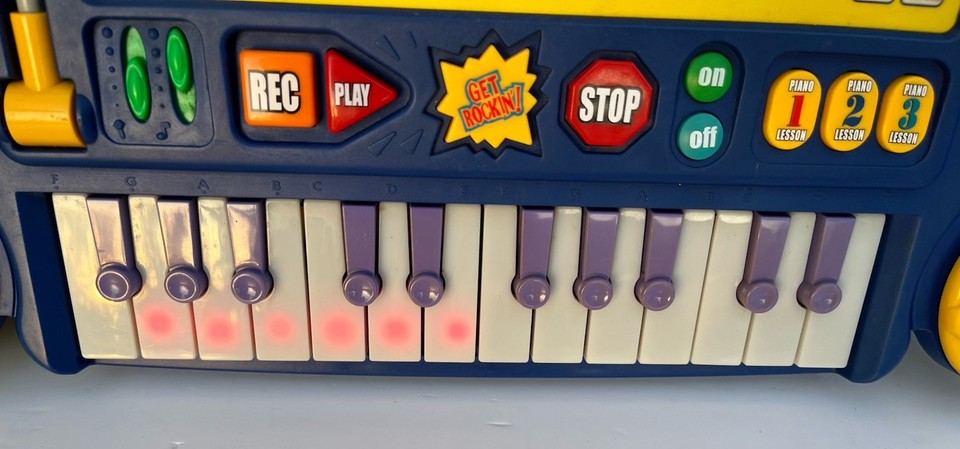 Vtech DJ Jazz N Jam Kids Educational Keyboard Music Piano Tested ...