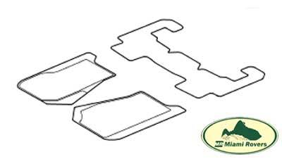 LAND ROVER EBONY CARPET FLOOR MATS SET LR3 08-09 LR4 VPLAS0192PVJ OEM ...