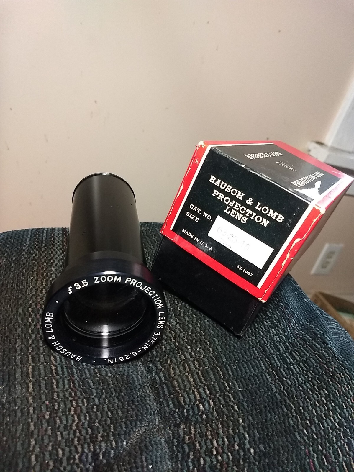 Bausch Lomb 3.75-6.25 f/3.5 Zoom Projection Lenses - Original Box | eBay