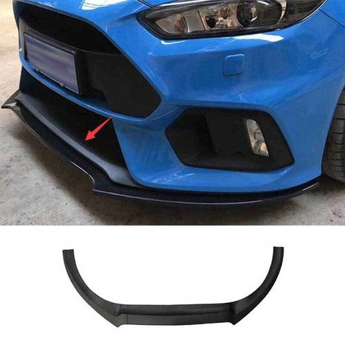 Matte Black Front Bumper Lip Spoiler Splitter 3PCS For Ford Focus RS ...