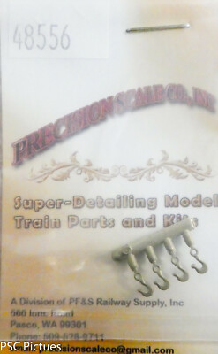 Precision Scale HO #48556 Hooks, Medium (4 Brass Hooks) | eBay