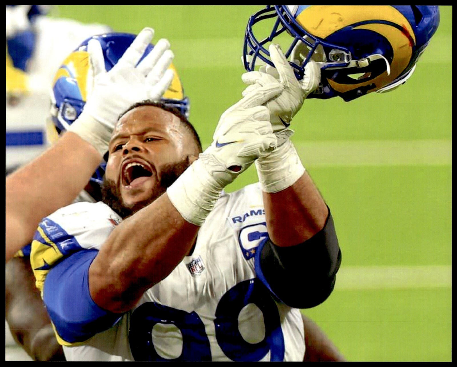 8x10 Football Photo Picture 2022 Aaron Donald LA Rams Super Bowl LVI ...