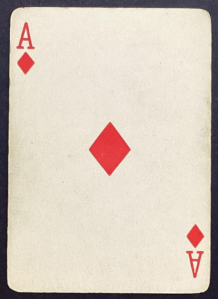 Lady Flowers Named Ramblers Vintage Single Swap Wide Playing Card Ace ...