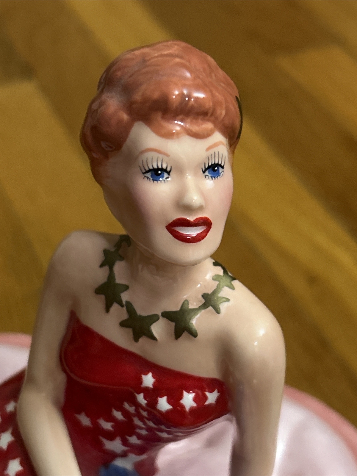 LUCILLE BALL 1996 Vandor Trinket Box I Love Lucy Jewelry Keepsake Heart ...