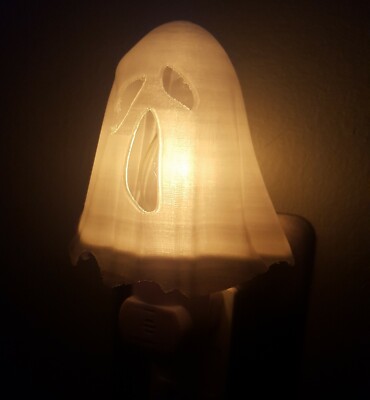 Custom Made Fun & Spooky Halloween GHOST Night Lights for Kids + Adults ...