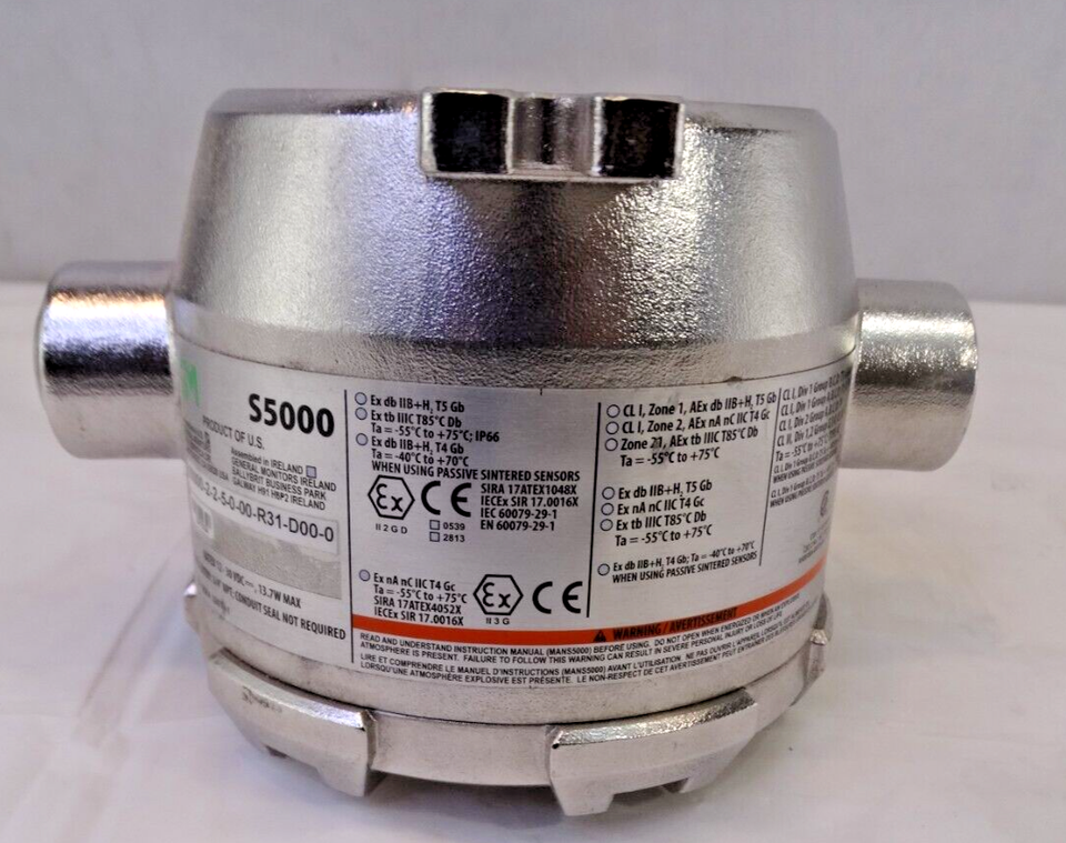 MSA General Monitors S5000 Gas Monitor w/IR400 Gas Detector Ethane ...