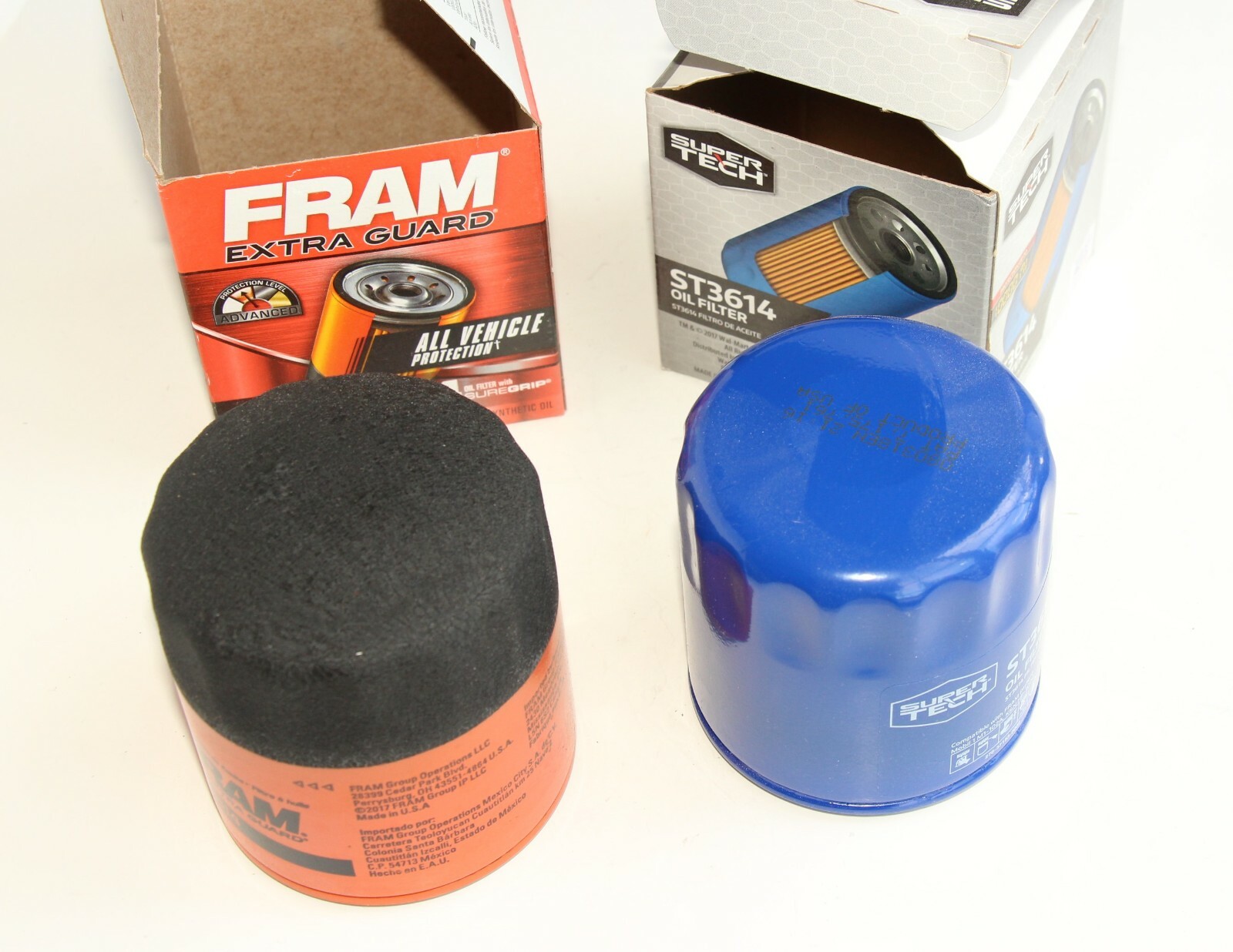 Engine Oil Filters x 2: FRAM PH 3614 and Super Tech ST 3614 / new | eBay