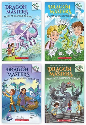 NEW Dragon Masters Series Collection Set (Books 20 - 23) by Tracey West ...