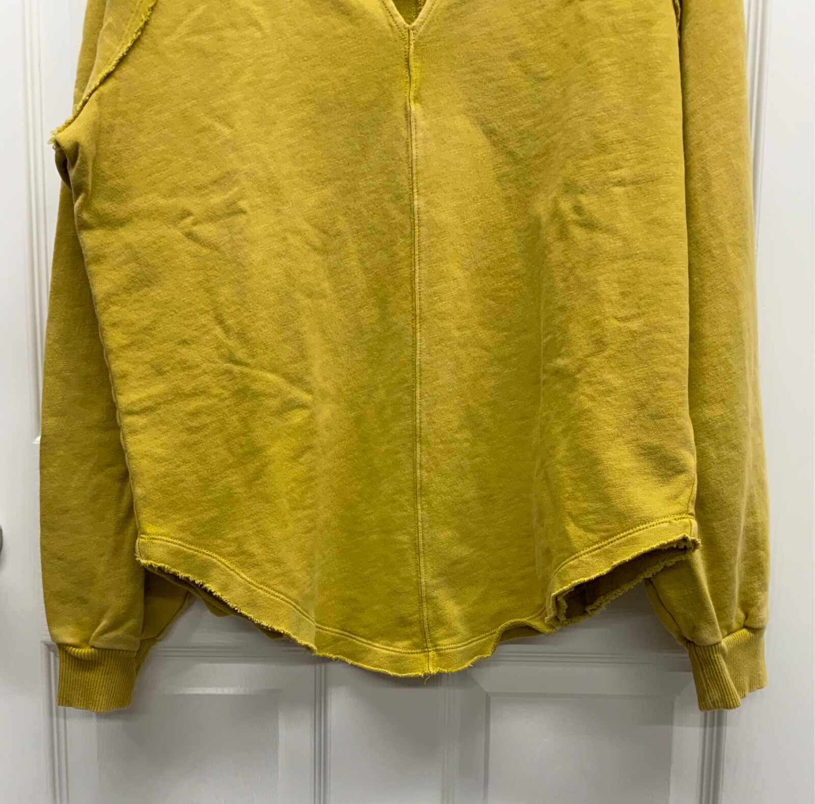NWT Anthropologie Pilcro Chartreuse Mustard Yellow Notch-Neck ...