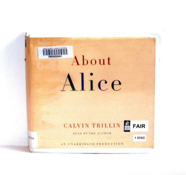 About Alice by Calvin Trillin (Compact Disc, Unabridged edition) for ...