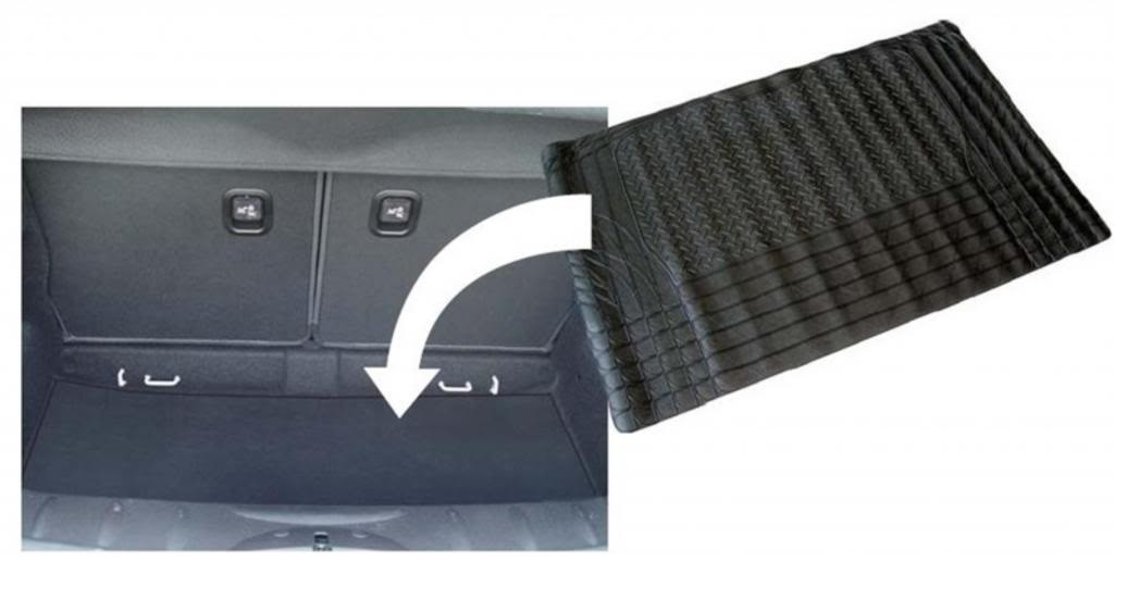 For Vauxhall CORSA/FRONTERA HEAVY WATERPROOF RUBBER CAR BOOT LINER MAT ...