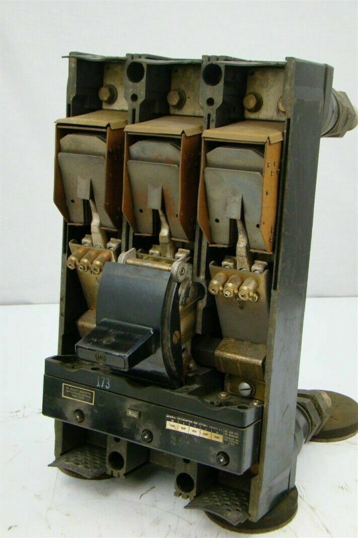 Und. Lab. Inc. 800 amp Circuit Breaker Frame, 3 Pole, 600 v | eBay