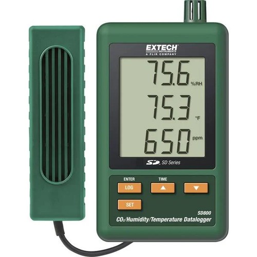 Extech SD800 Data logger multifunzione Misura: Temperatura, CO2 ...
