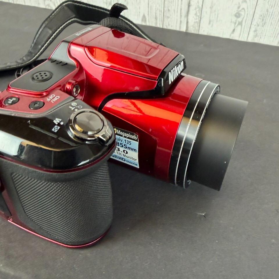 Nikon COOLPIX L840 16.0MP 38x Wi-Fi Digital Camera - Red | eBay