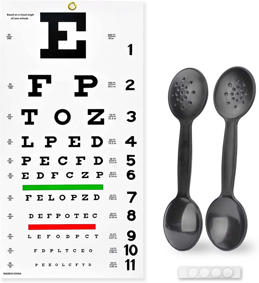 Eye Chart,Eye Exam Chart,Snellen Eye Chart,Snellen Eye Exam Kit ...