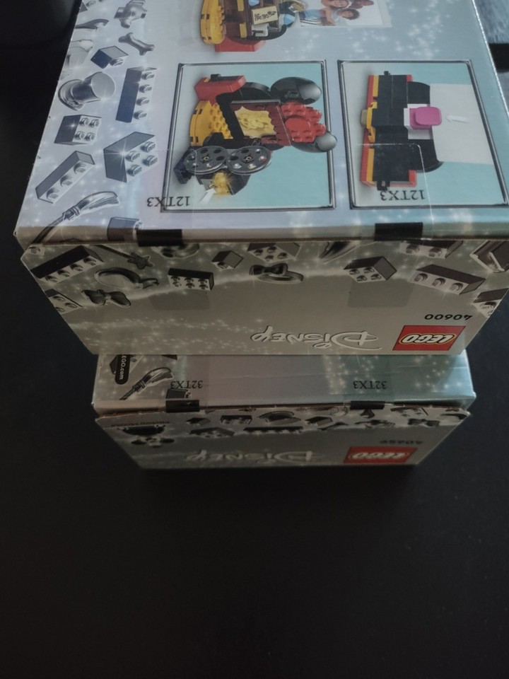 Lego Disney GWP 40600 & 40659 100 yr Celebration & Steamboat Willie ...