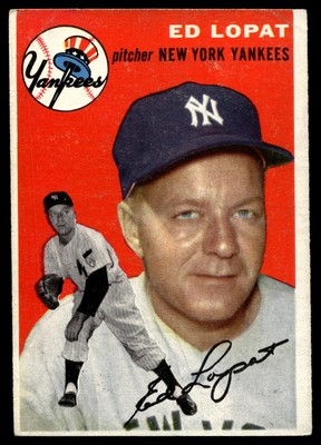 1954 Topps Ed Lopat #5 New York Yankees | eBay