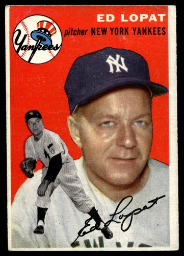 1954 Topps Ed Lopat #5 New York Yankees | eBay