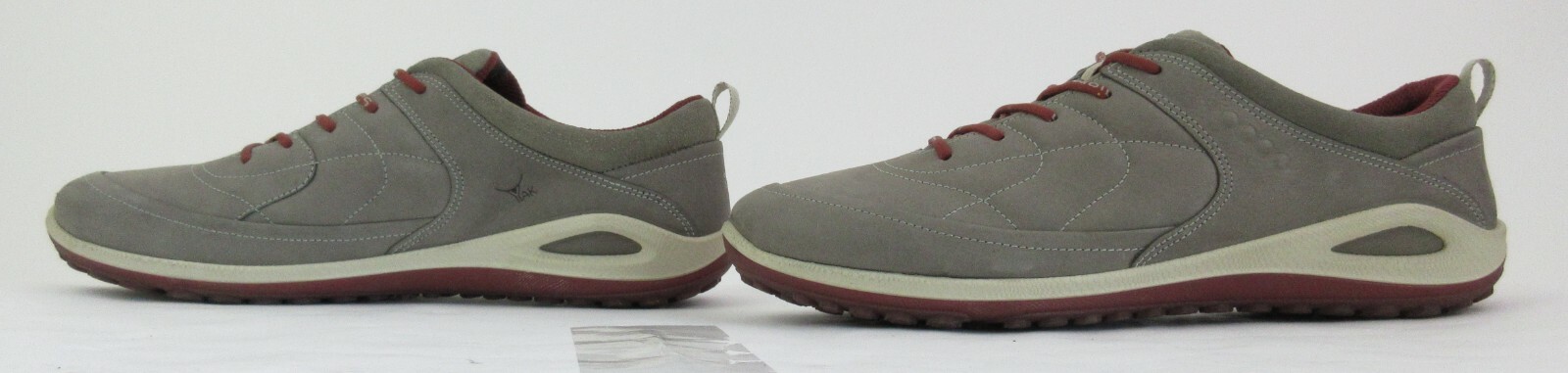 ECCO Biom Grip Lite Casual Sneakers Grey/Port Leather EU 39 US 8.5 | eBay