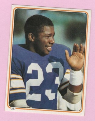 1983 Topps NFL Sticker Ted Brown #257 Minnesota Vikings | eBay