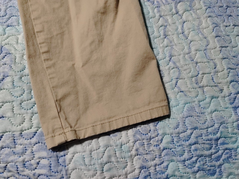Liz Claiborne Womens' Tan Khaki Pants Plus Size 14W Straight Leg Chino ...