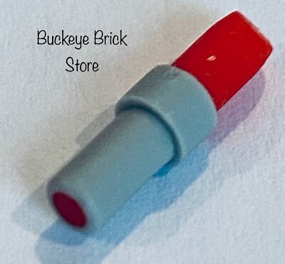 NEW Lego Female Minifig Dark RED LIPSTICK - Girl Friends Minifigures ...