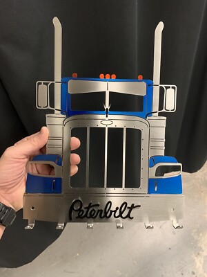 Peterbilt Key Chain Fob Metal Wall Art Truck Semi | eBay