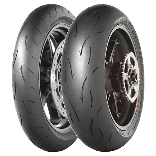 TYRE PAIR DUNLOP 120/70-17 (58W) + 200/55-17 (78W) GP RACER D212 M | eBay Australia