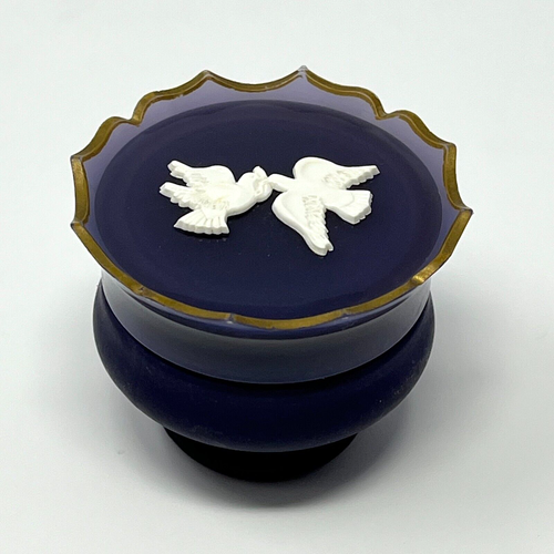 Vintage AVON "Rapture" Cream Sachet Empty Dish/Container with Doves ...