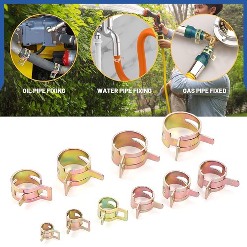 Spring Band Clip 5 6 7 8 9 10 11 12 14 15 17 20 22 25 28 32mm Vacuum ...