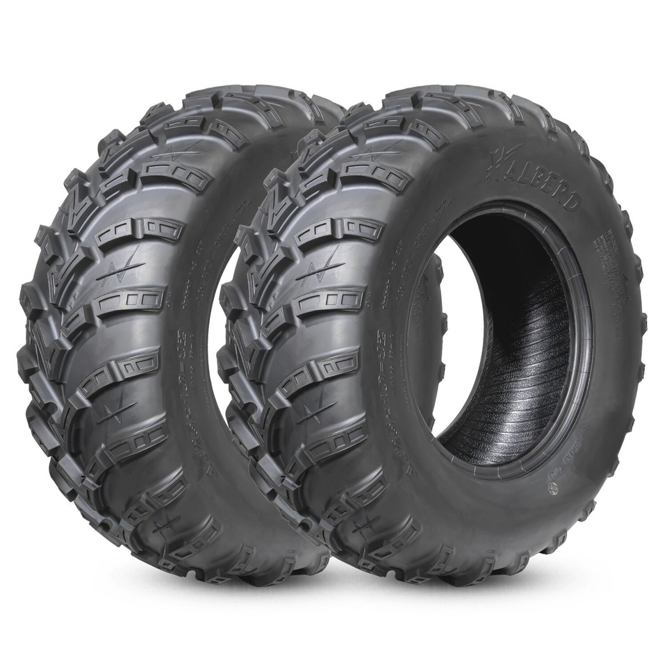 Set 4 ATV Tires 25x8-12 25x10-12 6 Ply Front & Rear All Terrain 25x8x12 ...
