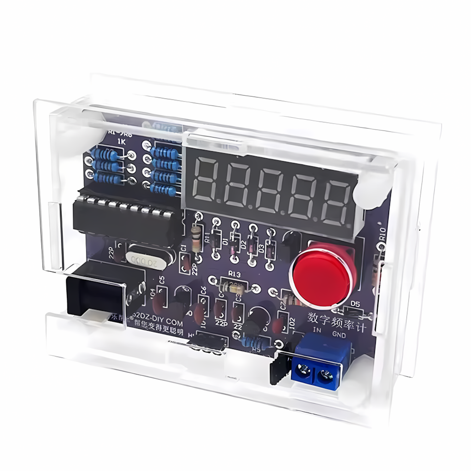 DIY 1Hz-50MHz Digital Crystal Oscillator Frequency Counter Meter w ...