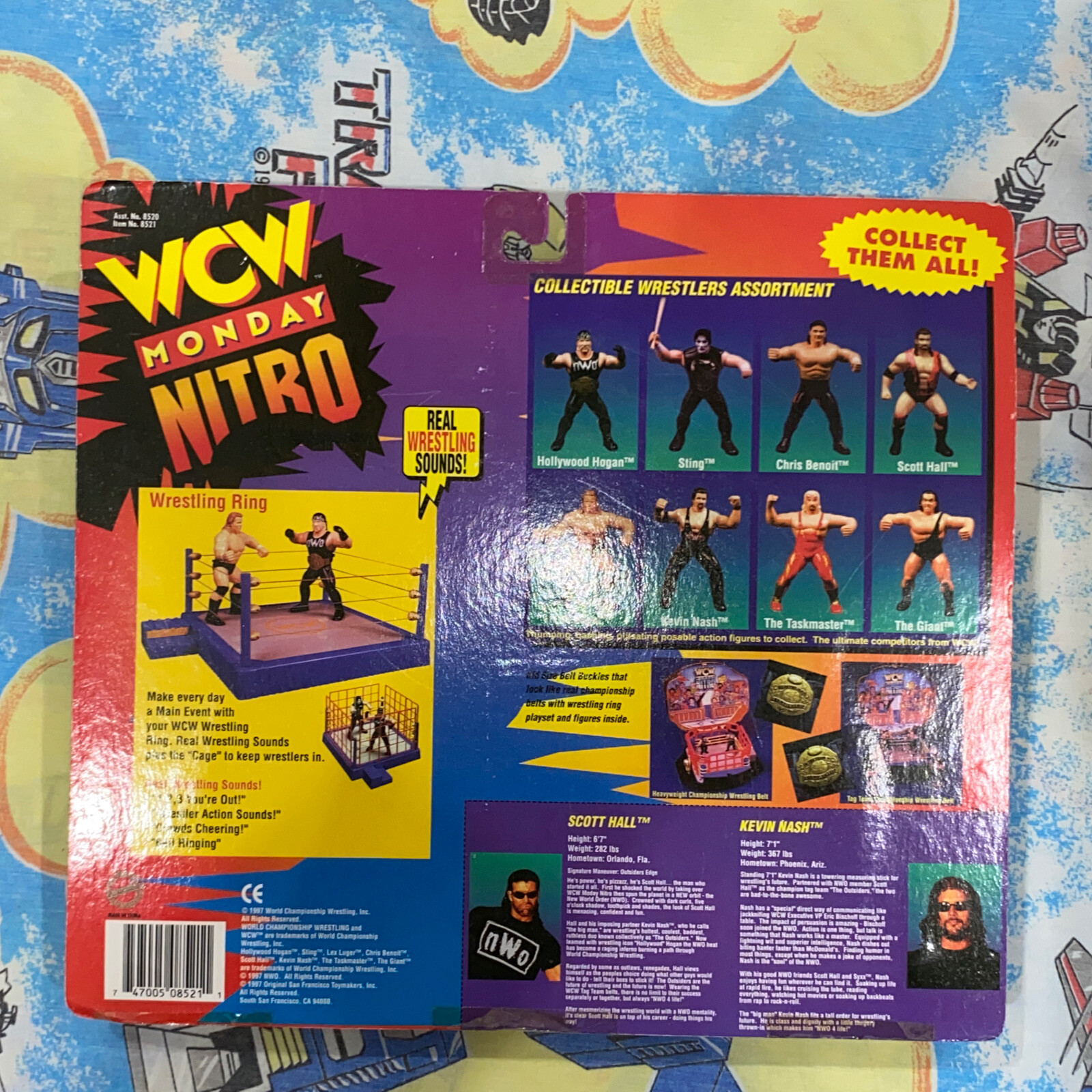 WCW WWE WWF MONDAY NITRO TAG TEAM SCOTT HALL & KEVIN NASH NWO wolfpack ...