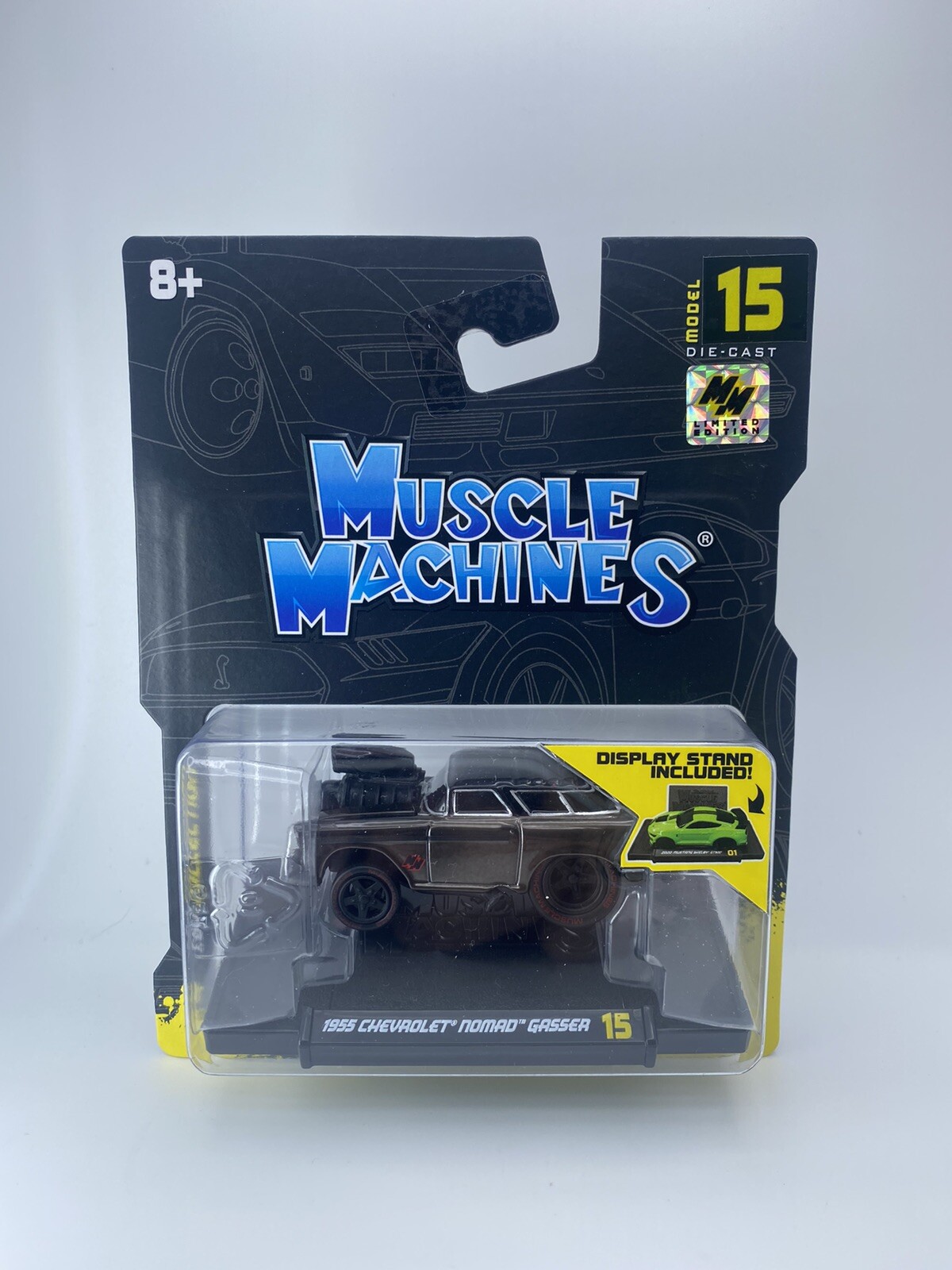 Muscle Machines 1955 Chevrolet Nomad Gasser Chase Gun Metal Limited ...