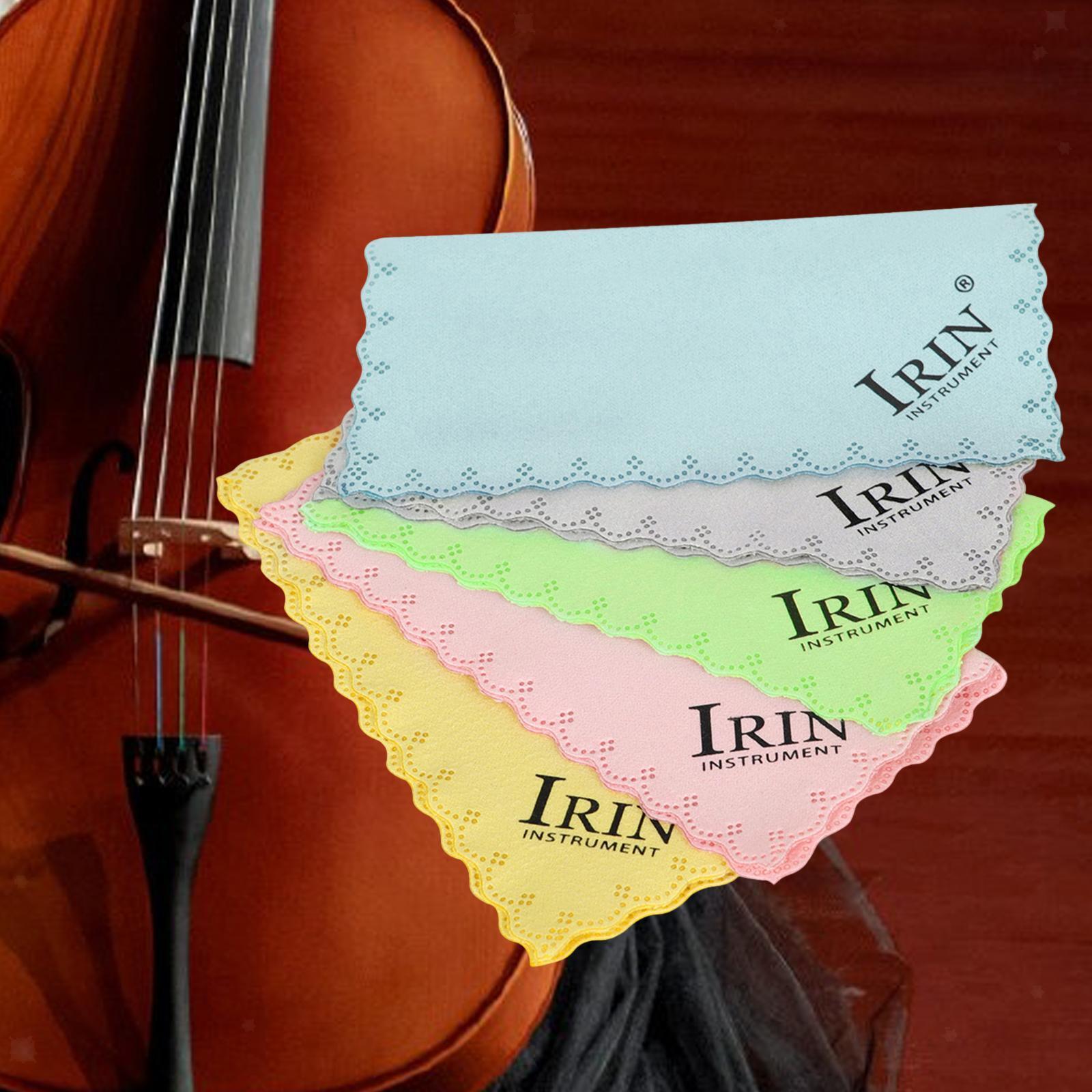 5x Instrument Cleaning Cloths Polishing Cloths for Guitar String ...