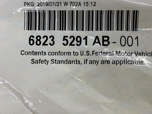 Air Filter-L, VIN: G Mopar 68235291AB for sale online | eBay