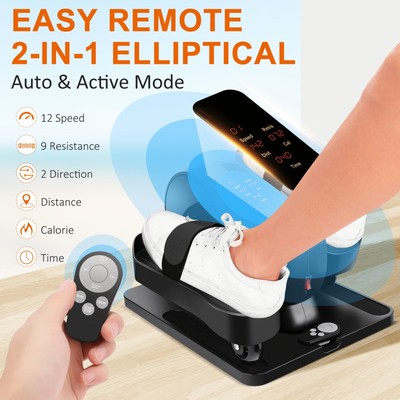 Best Seated Under Desk Electric Elliptical Machine | Sitting Leg Pedal ...