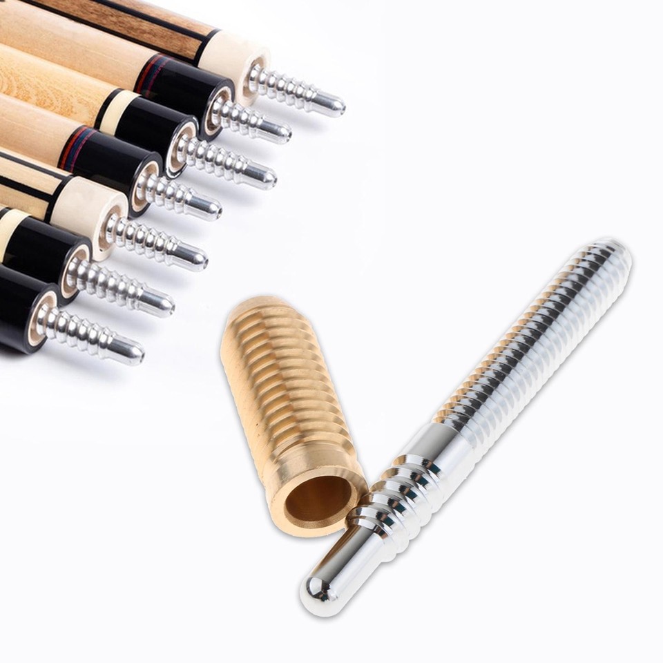 Billiards Pool Cue Joint Pin Insert Metal Easy Install Pool Cue Joint ...